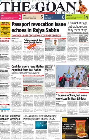 THE GOAN EVERYDAY e-newspaper in English by The Goan