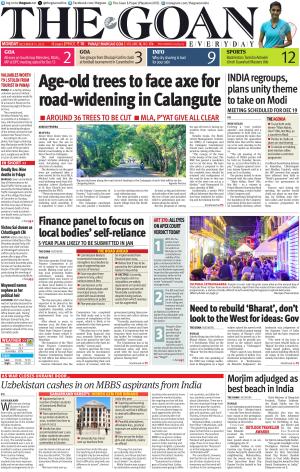 THE GOAN EVERYDAY e-newspaper in English by The Goan