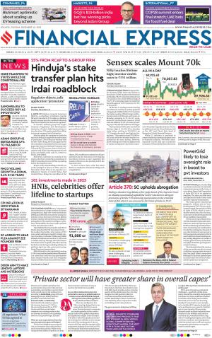 Financial Express Kolkata, Tue, 12 Dec 23