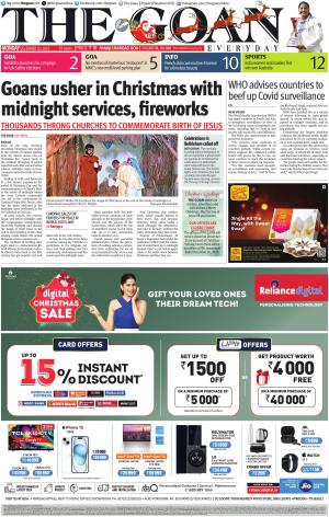 The Goan THE GOAN , Mon, 25 Dec 23