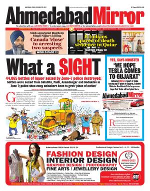ePaper - Ahmedabad Mirror Ahmedabad Mirror, Fri, 29 Dec 23