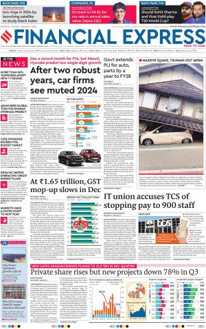 Financial Express Kolkata, Tue, 2 Jan 24