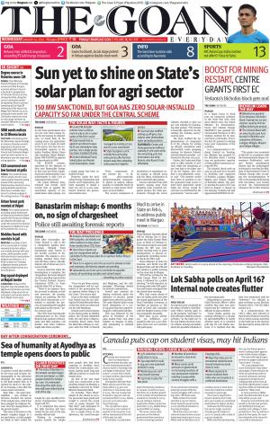 The Goan THE GOAN , Wed, 24 Jan 24