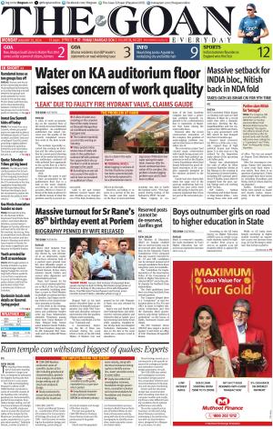 The Goan THE GOAN , Mon, 29 Jan 24