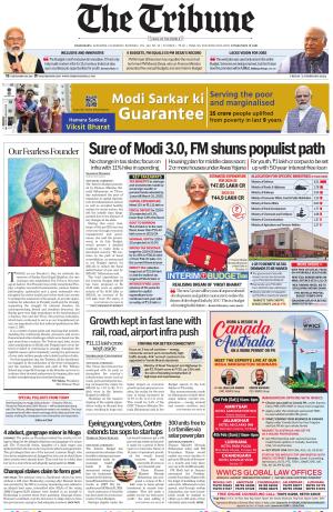 Tribune India The Tribune, Fri, 2 Feb 24