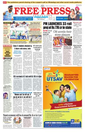 Free Press Journal Free Press - Indore Epaper Edition, Tue, 27 Feb 24