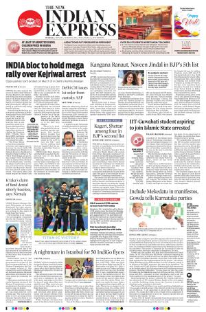 The New Indian Express Group The New Indian Express-Hubballi, Mon, 25 ...