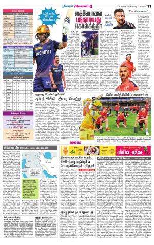 Villupuram Supplement e-newspaper in Tamil by Dinakaran E-paper