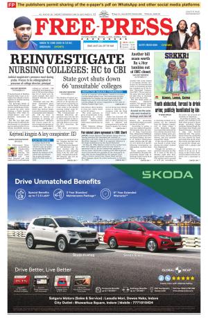 Free Press - Indore Epaper Edition e-newspaper in English by Free Press ...