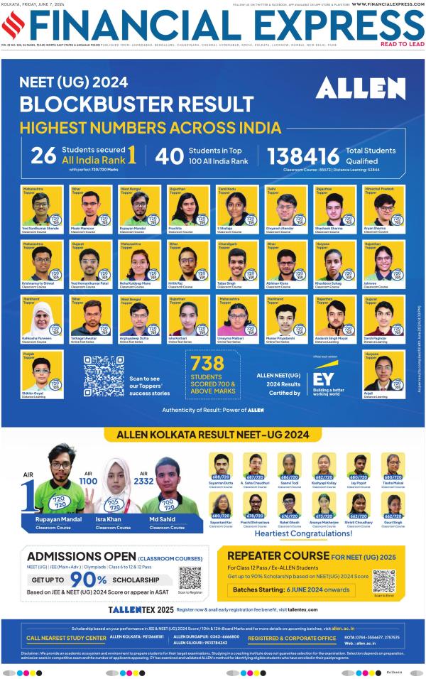 Financial Express Epaper: English E-paper, Today's Business Newspaper ...