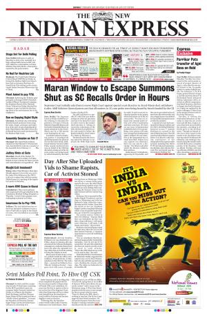 The New Indian Express Group The New Indian Express-Chennai, Sat, 7 Feb 15